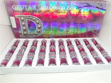 Glutax 35000000gs Sakura Stemcell For Skin Whitening At Rs 7500 Box