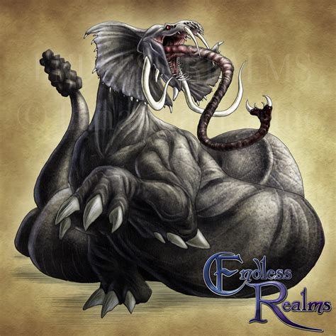 Endless Realms Bestiary Grootslang By Jocarra On Deviantart