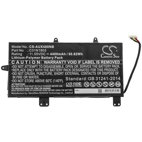 Battery For Asus Zenbook Pro 14 Ux480 Device Repair Guy