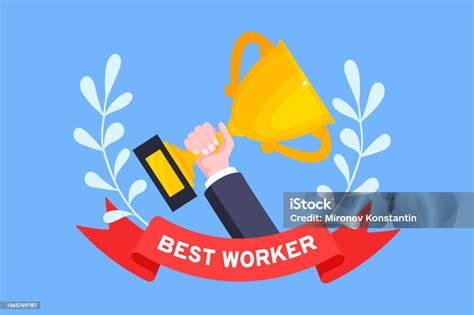 골든 수상자 트로피 잔 컵 아이콘 사인 플랫 스타일 디자인 벡터 일러스트 상에 대한 스톡 벡터 아트 및 기타 이미지 상