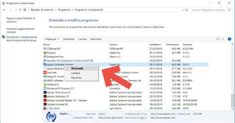 Come fare per disinstallare un programma su Windows 10
