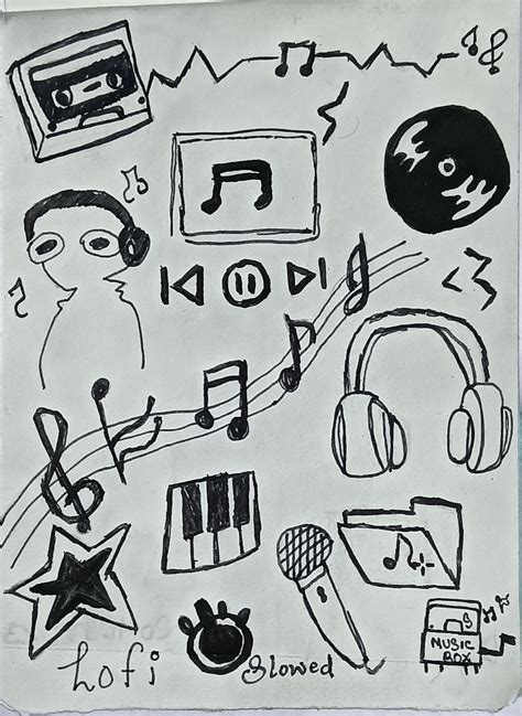 Captivating Music Aesthetic Creative Drawings Inspired By Spotify And