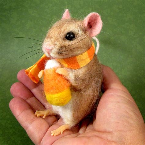 Needle Felted Art By Robin Joy Andreae Casper The Friendly Mouse