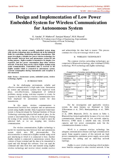 Pdf Design And Implementation Of Low Power Embedded System For