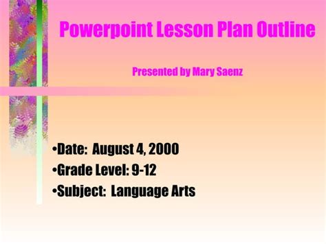 Powerpoint Assignment Example Ppt