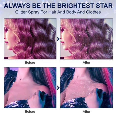 Buy Glitter Spray Body Shiny Glitter Spray For Skin Face Hair And Clothing Highlight Powder
