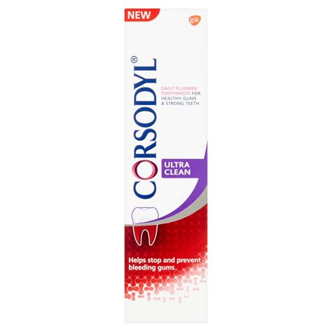 Corsodyl Daily Ultra Clean Toothpaste 75ml Centra
