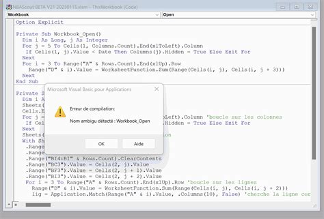 Masquer Colonne Et Calculer En Fonction De La Date Du Jour
