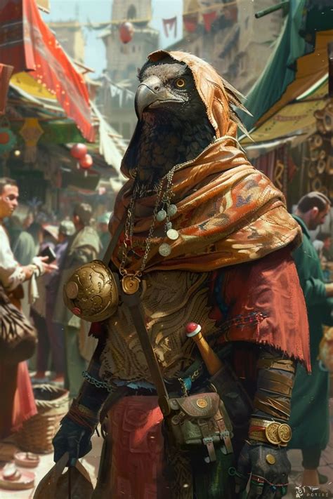 Aarakocra Rogue 5e Dandd Guide Character Portraits Dungeons And