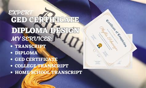 Design College Transcript Diploma Ged Certificate Award Homeschool Transcript By Daviss Kates