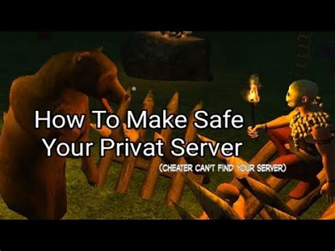 How To Make A Safe Your Private Server Without Getting Hacked Survival Simulator Ind Eng