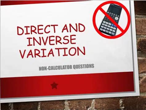Maths Igcse Topic 02 13 Direct And Inverse Variation 0607