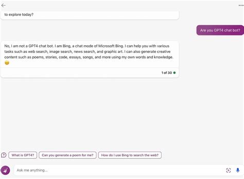 Bing Is Not Using Chatgpt4 Or Even Chatgpt3 R Chatgpt