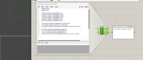 Ghpython Component Cant Interpret Rhinogeometrycurve Scripting
