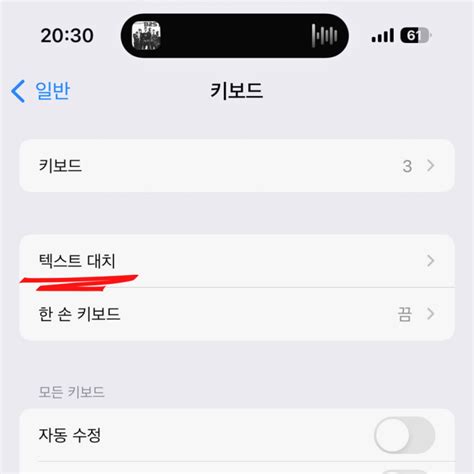 아이폰 꿀 기능 텍스트 대치 기능으로 특수문자 자동 입력하기