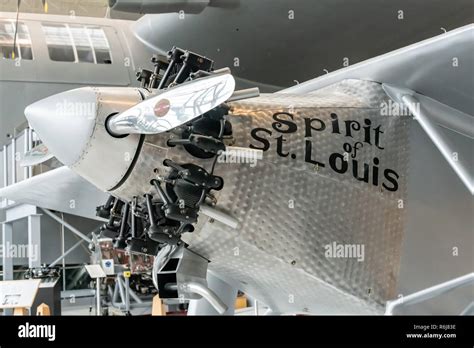 Charles Lindberghs Spirit Of St Louis Replica At Evergreen Aviation