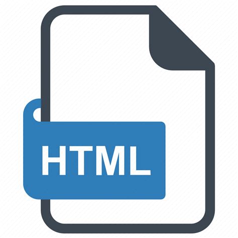 file file format html hypertext markup language icon download on