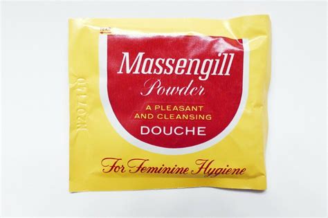 Vintage Massengill Douche Powder Packets And Box 3770029333