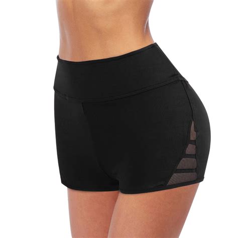 Women Basic Slip Bike Shorts Compression Workout Leggings Yoga Shorts