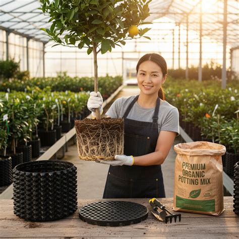 Root Pruning Pots 45 Litre Volume 400mm X 350mm Commercial Tree