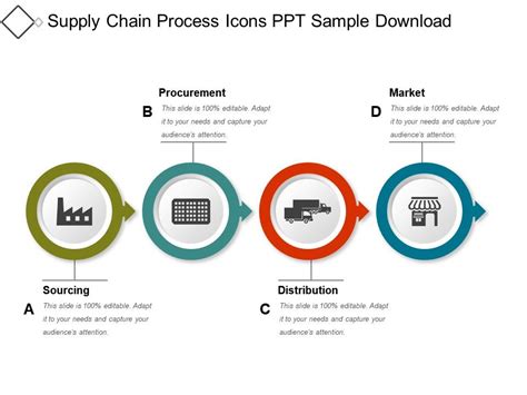 Supply Chain Process Icons Ppt Sample Download Graphics Presentation