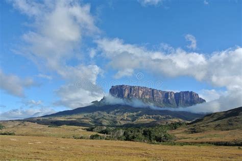 Mount Roraima At The Venezuala Brasil And Guyana Border Stock Image