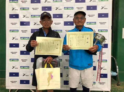 福岡県ソフトテニス連盟 202442021 第22回九州オープンソフトテニス大会🚀 シニア65男子 優勝