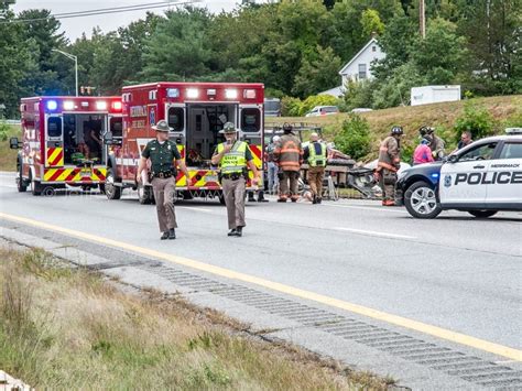 5 Vehicle Fiery Crash In Merrimack On Everett Turnpike Closes Roadway