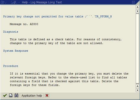 Primary Key Change Not Permitted For Value Table