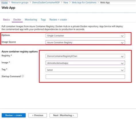 Stackoverflowtips Web App For Containers Azure Step By Step Example