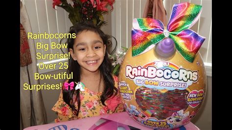 New Rainbocorns Big Bow Surprise By Zuru Over 25 Bow Utiful Surprises