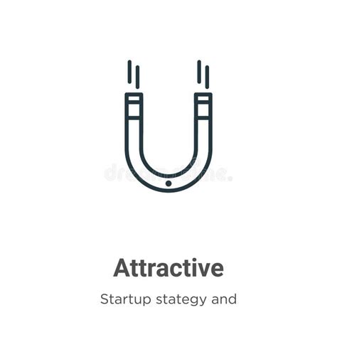 Attractive Outline Vector Icon Thin Line Black Attractive Icon Flat Vector Simple Element