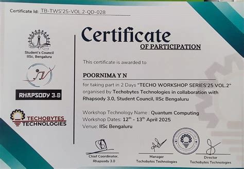 Exploring Quantum Computing With Cirq And Physics Poornima Y N Posted