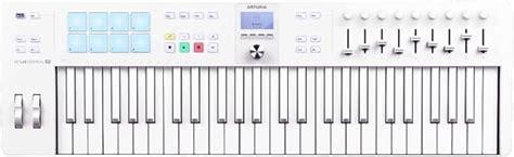 arturia keylab essential mk3 — 49 key usb midi keyboard controller with analog lab v