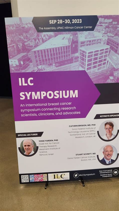 2023ilc Symposium Welcomesign The Lobular Breast Cancer Alliance