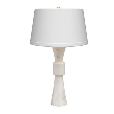 Banded Table Lamp Alabaster D Model CGTrader