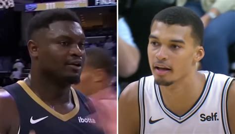Nba Secoué Après Leur Duel Zion Williamson Se Lâche Sur Victor