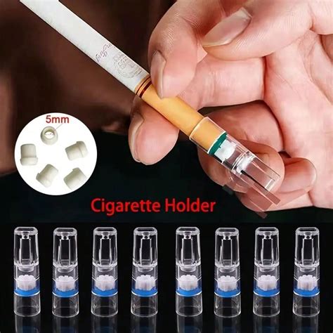 100pcs Disposable Portable Plastic Micro Perforated Triple Filter