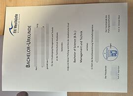 Where can I get a Fachhochschule Westküste Urkunde