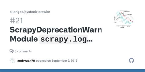ScrapyDeprecationWarning Module Scrapy Log Has Been Deprecated Issue 21 Eliangcs Pystock