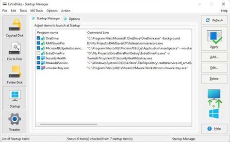 Extradisks Startup Manager