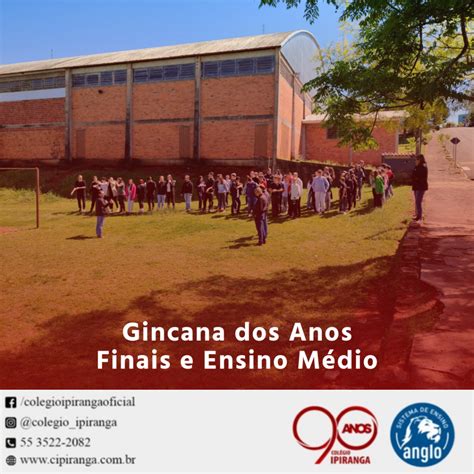Conhecidos Os Vencedores Da Gincana Recreativacultural Colegio Ipiranga