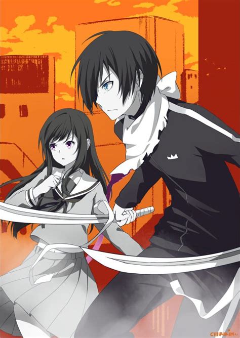 Noragami Yato X Hiyori Anime Noragami Anime K Yato And Hiyori