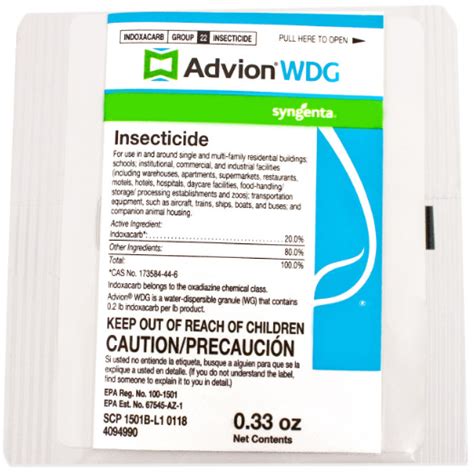 Advion Wdg Arilon Granular Insecticide Concentrate One 0 33 Oz Packet Seed World