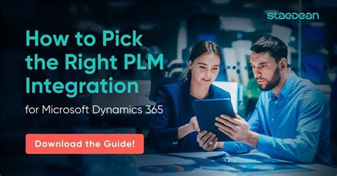 Plmintegration Microsoftdynamics365 Erp Manufacturing Staedean Formerly To Increase