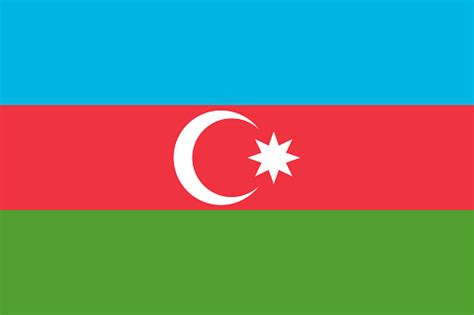 아제르바이잔 국가 간단한 깃발 아제르바이잔 주 국기 벡터 일러스트 레이 션 빨강 파랑 녹색 가로 줄무늬 추상 배경 경제에 대한 스톡 벡터 아트 및 기타 이미지 Istock