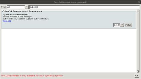 Installing Cubecell Board Files On Arduino Ide Raspberry Pi