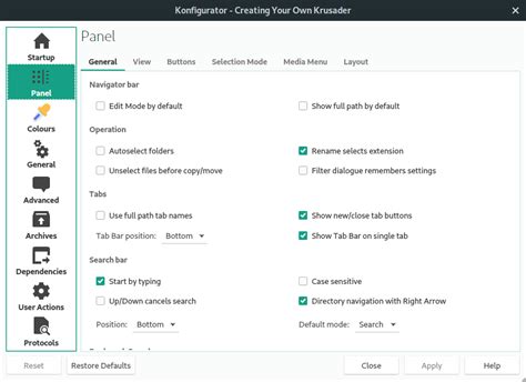 Essential System Tools Krusader Kde File Manager Page 9 Of 10