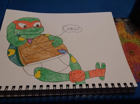 Mikey And His Full Tummy By Brimg29 On Deviantart