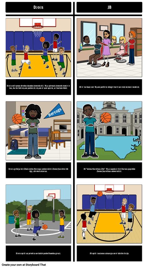 Crossover Rakstzīmes Storyboard Par Lv Examples